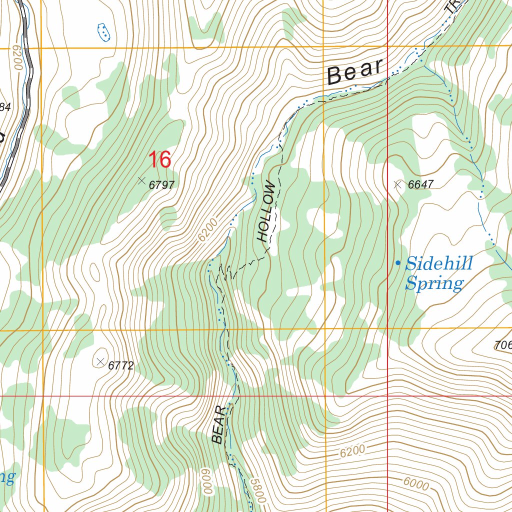 Boulder Mountain, UT FSTopo Legacy Map by US Forest Service - Topo ...