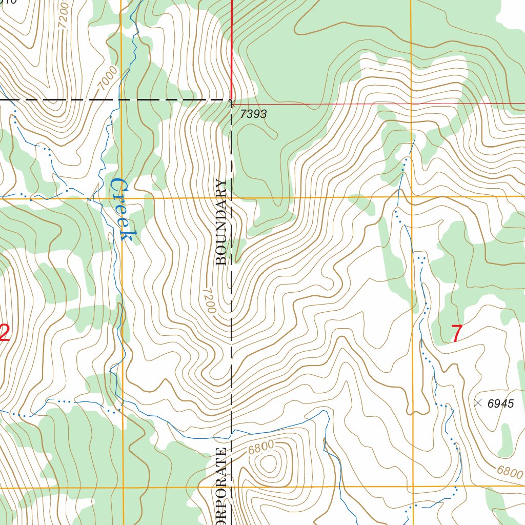 Boulder Town, UT FSTopo Legacy Map by US Forest Service - Topo | Avenza ...