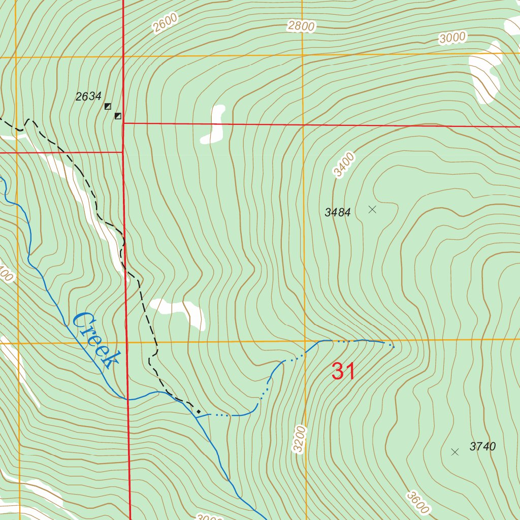 Boundary, WA FSTopo Legacy Map by US Forest Service - Topo | Avenza Maps