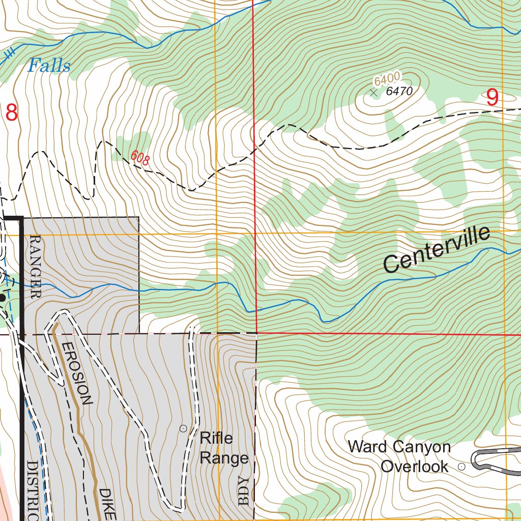 Bountiful Peak, UT FSTopo Legacy Map by US Forest Service - Topo ...
