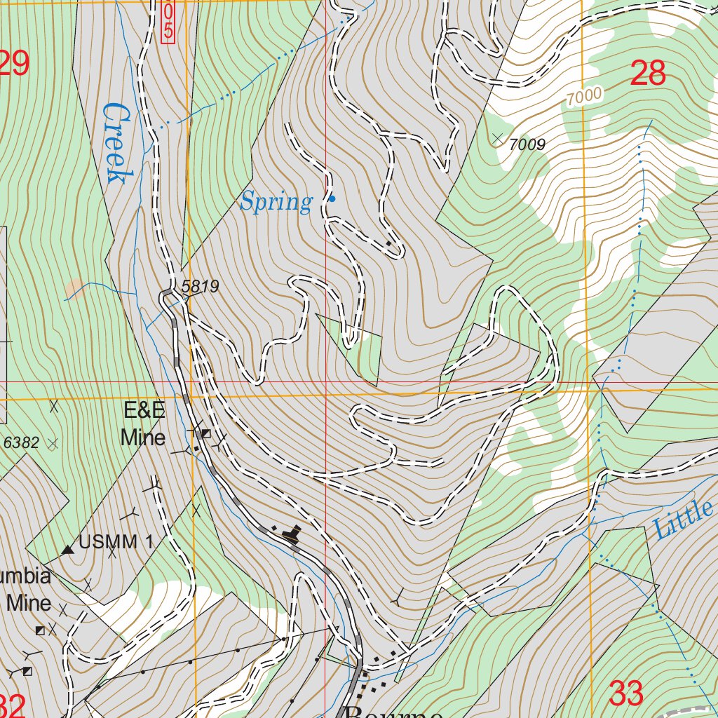 Bourne, OR FSTopo Legacy Map by US Forest Service - Topo | Avenza Maps