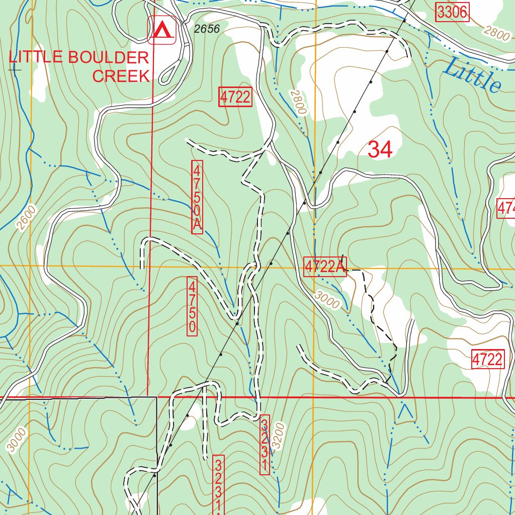 Bovill, ID FSTopo Legacy Map by US Forest Service - Topo | Avenza Maps