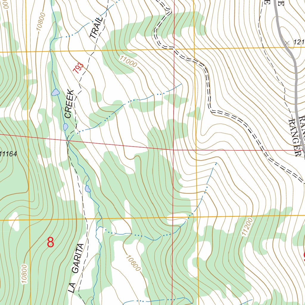 Bowers Peak, CO FSTopo Legacy Map by US Forest Service - Topo | Avenza Maps