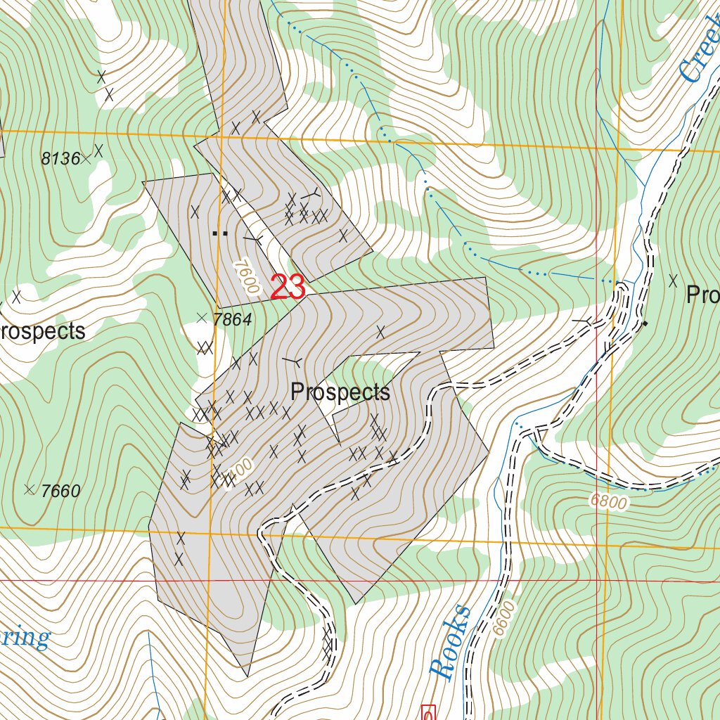 Boyle Mountain, ID FSTopo Legacy Map by US Forest Service - Topo ...