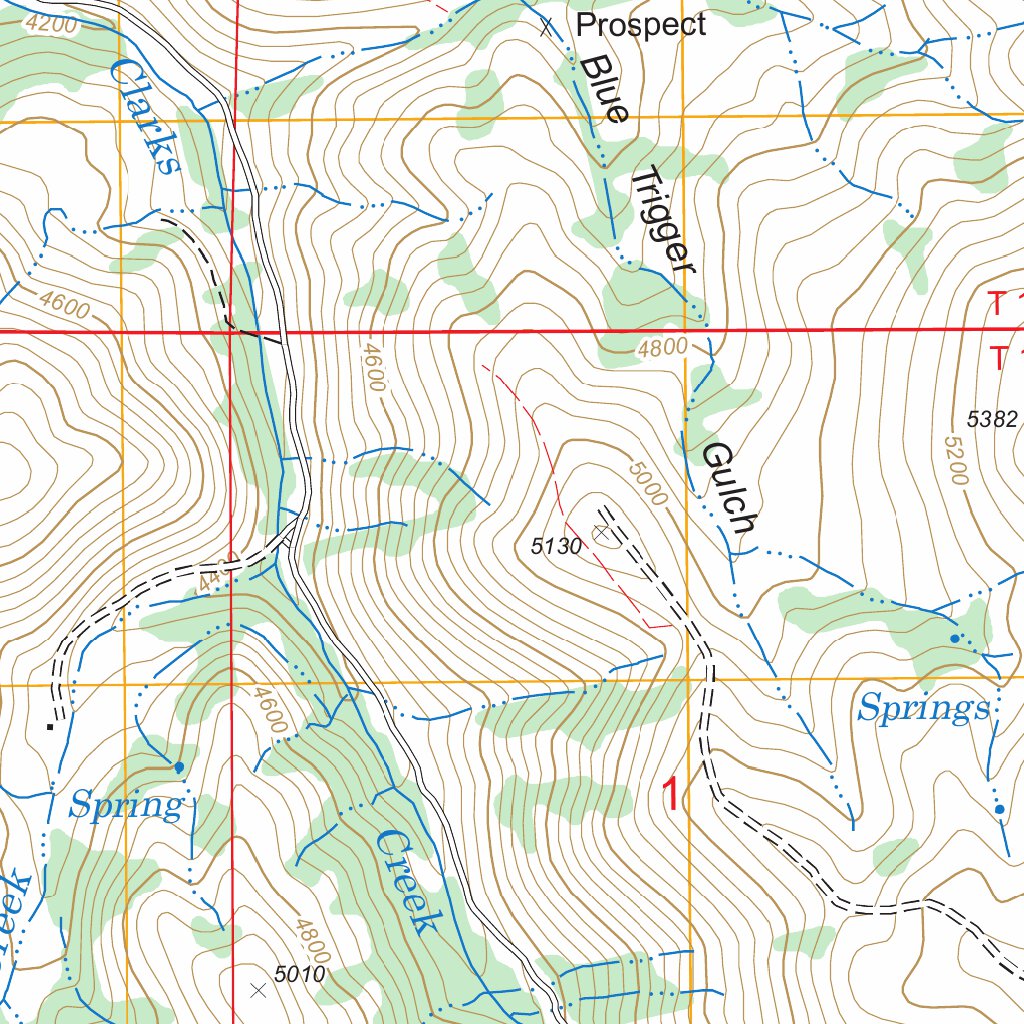 Bridgeport, OR FSTopo Legacy Map by US Forest Service - Topo | Avenza Maps