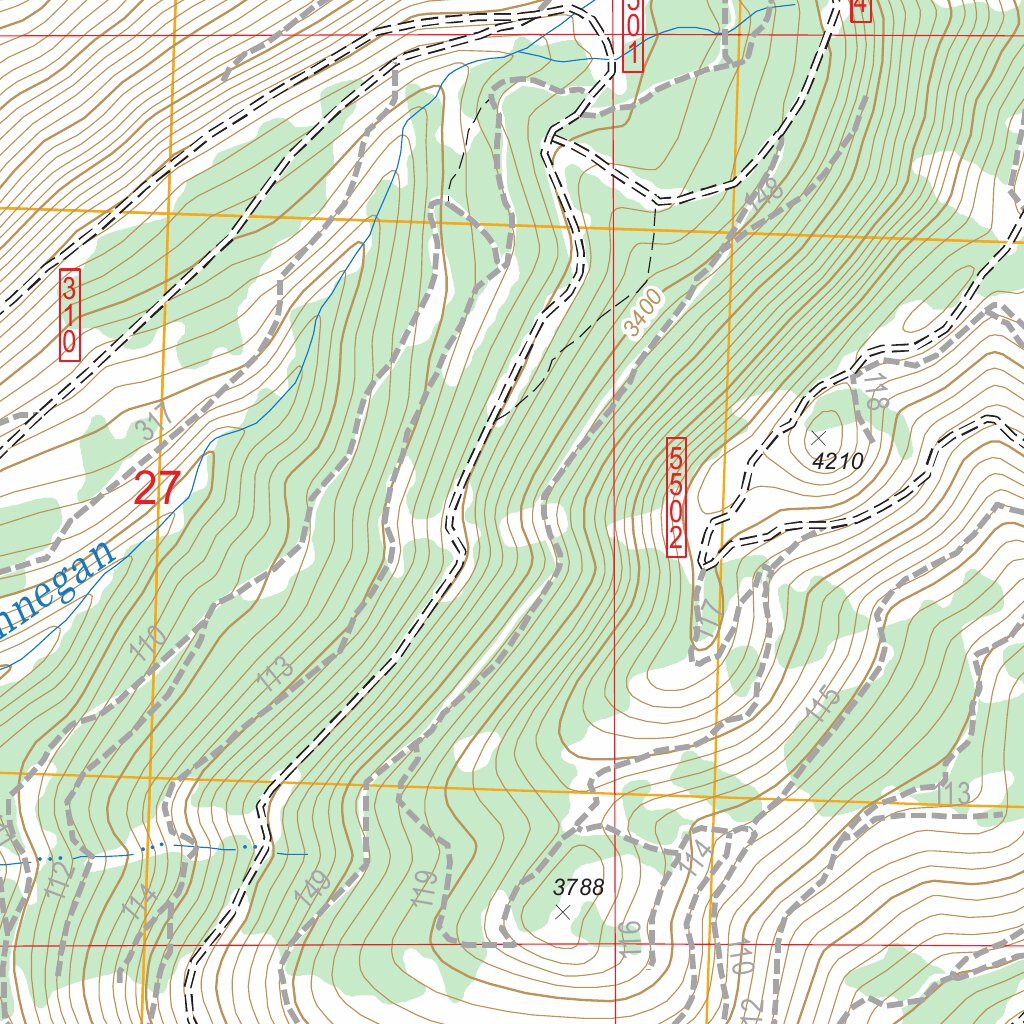 Brief, WA FSTopo Legacy Map by US Forest Service - Topo | Avenza Maps
