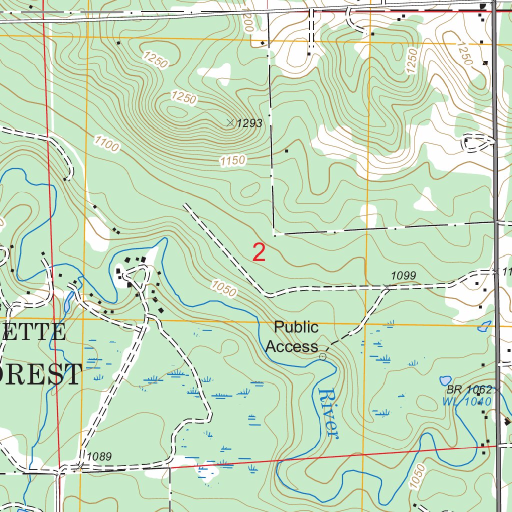 Bristol, MI FSTopo Legacy Map by US Forest Service - Topo | Avenza Maps