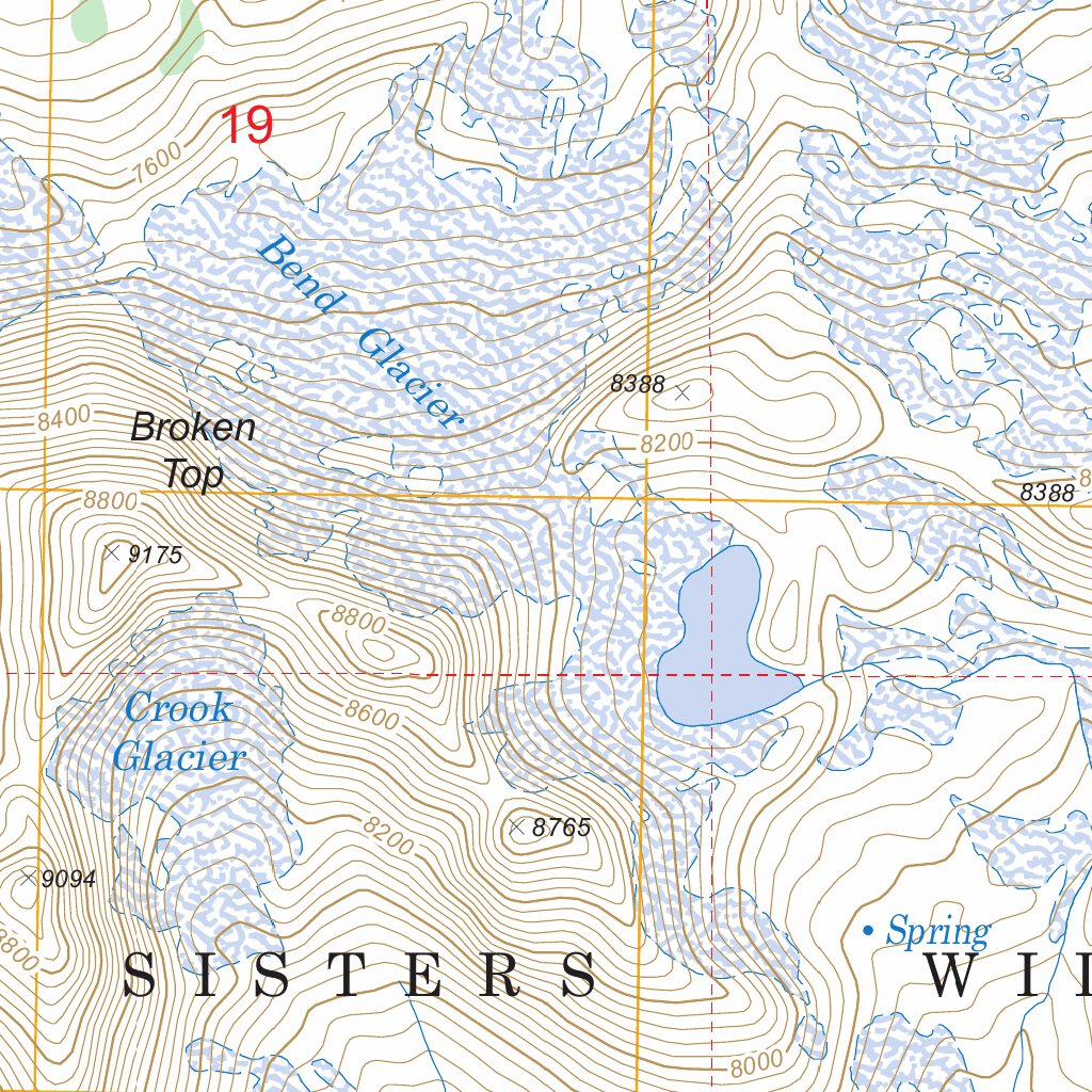 Broken Top, OR FSTopo Legacy Map by US Forest Service - Topo | Avenza Maps