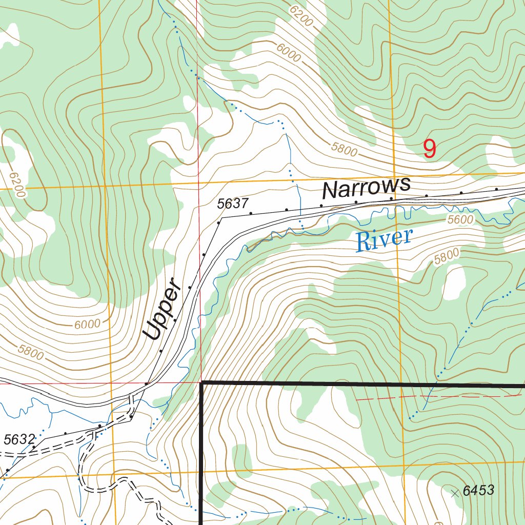 Buck Hollow, UT - ID FSTopo Legacy Map by US Forest Service - Topo ...