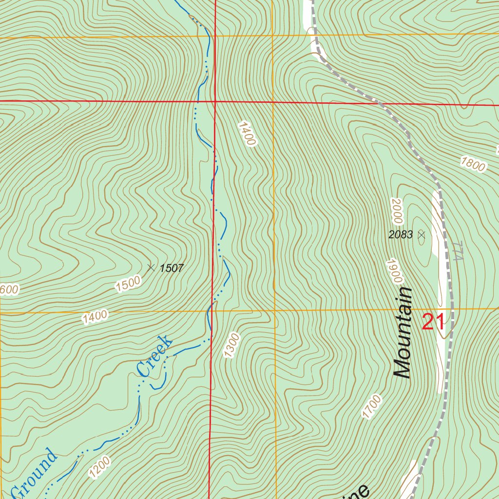 Buck Knob, AR FSTopo Legacy Map by US Forest Service - Topo | Avenza Maps
