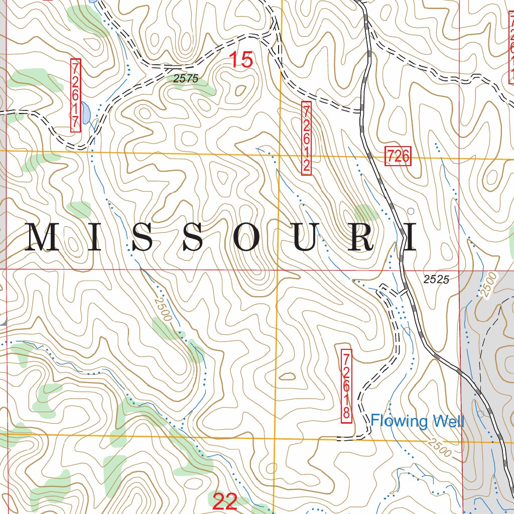 Buffalo Gap Campground, ND FSTopo Legacy Map by US Forest Service ...