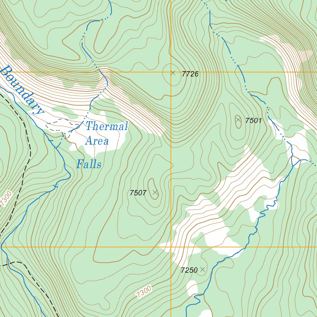 Buffalo Lake, ID - WY FSTopo Legacy Map by US Forest Service - Topo ...