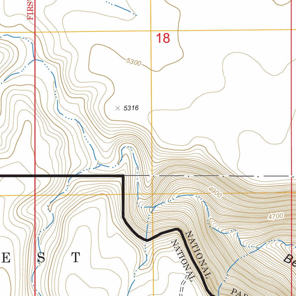 Buffalo Tanks, AZ FSTopo Legacy Map by US Forest Service - Topo ...