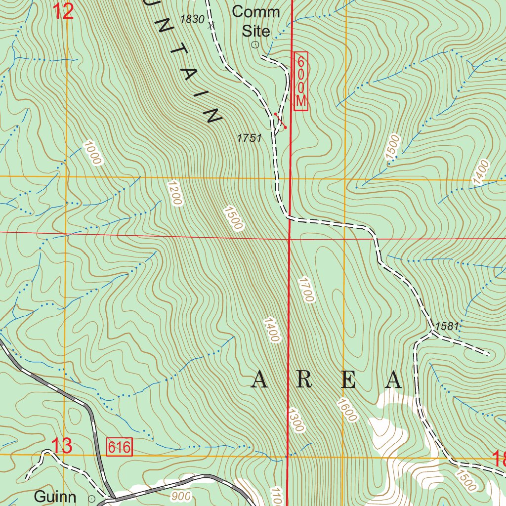 Bulls Gap, AL FSTopo Legacy Map by US Forest Service - Topo | Avenza Maps