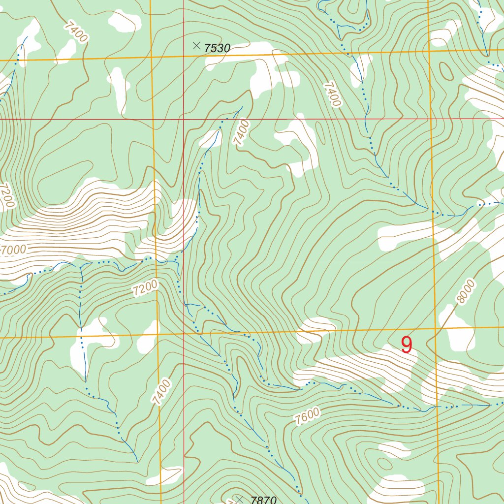 Burns South, CO FSTopo Legacy Map by US Forest Service - Topo | Avenza Maps