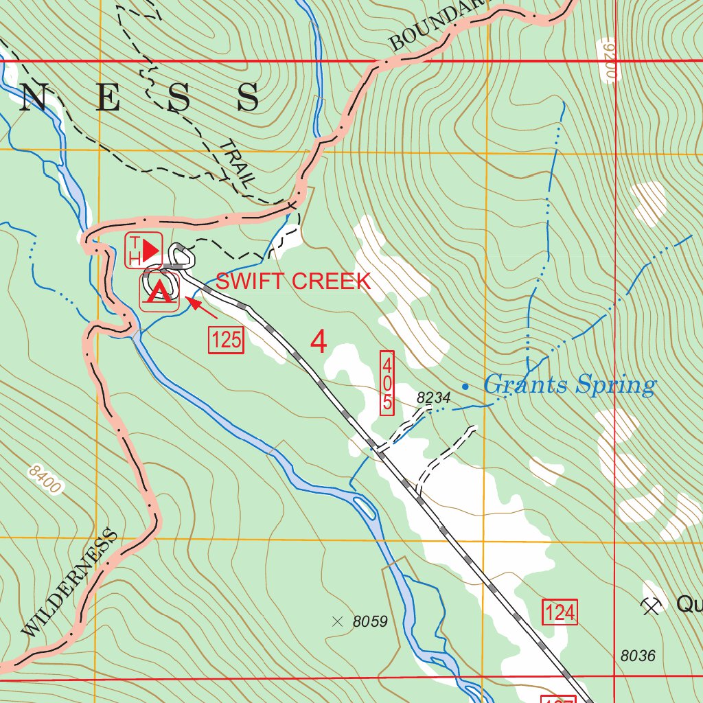 Burnt Mill Spring, UT FSTopo Legacy Map by US Forest Service - Topo ...