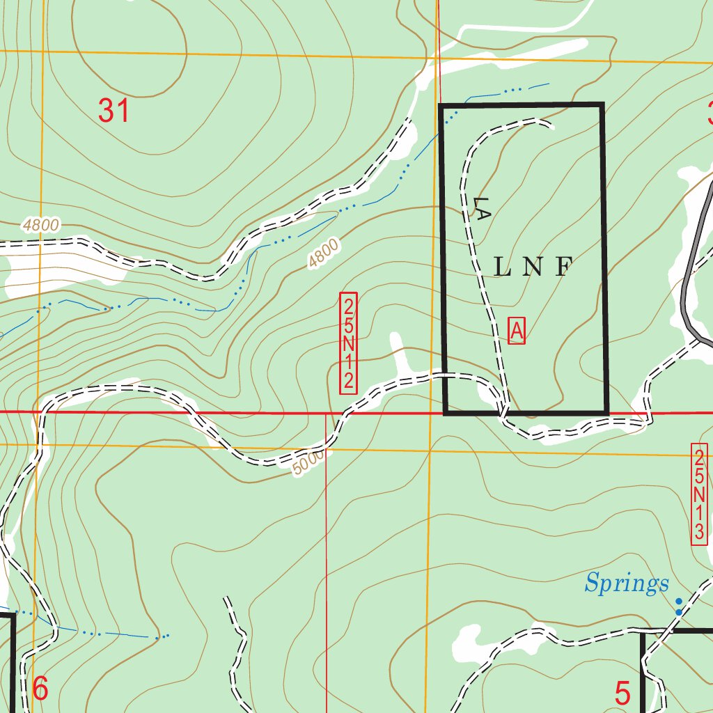 Butte Meadows, CA FSTopo Legacy Map by US Forest Service - Topo ...