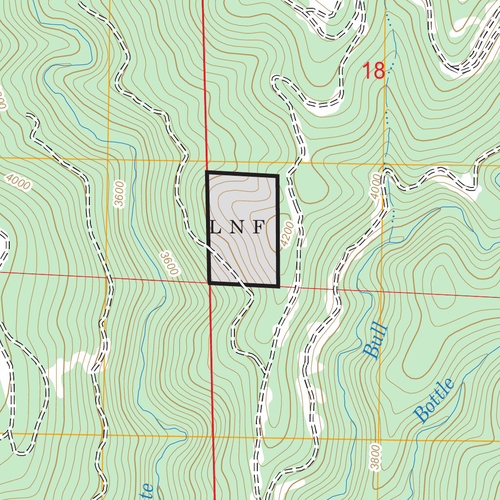Butte Meadows, CA FSTopo Legacy Map by US Forest Service - Topo ...