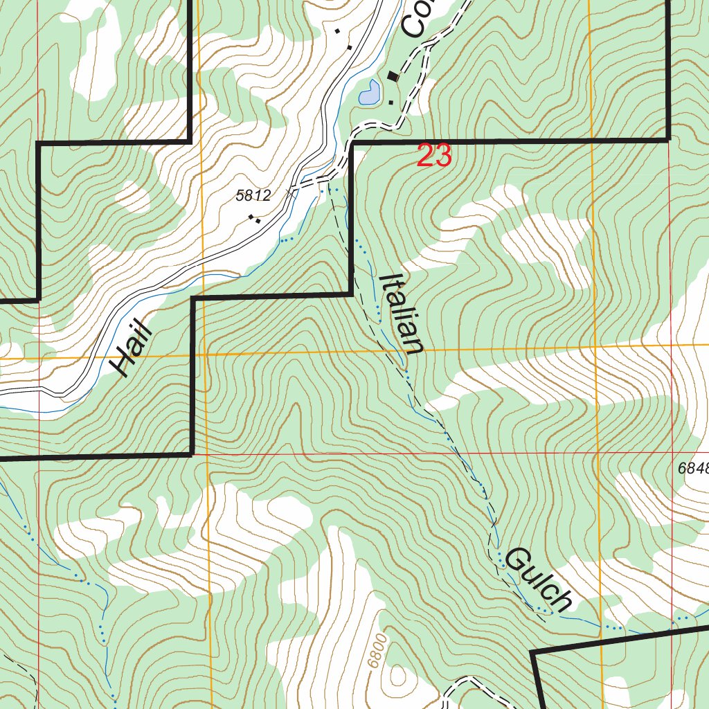 Butte North, MT FSTopo Legacy Map by US Forest Service - Topo | Avenza Maps