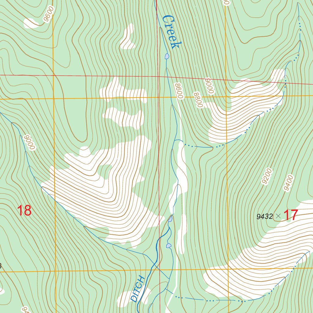 Cabin Creek, CO FSTopo Legacy Map by US Forest Service - Topo | Avenza Maps