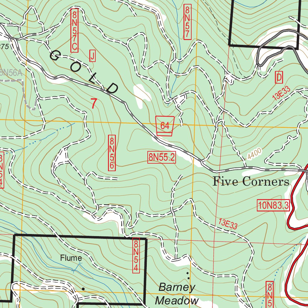 Caldor, CA FSTopo Legacy Map by US Forest Service - Topo | Avenza Maps