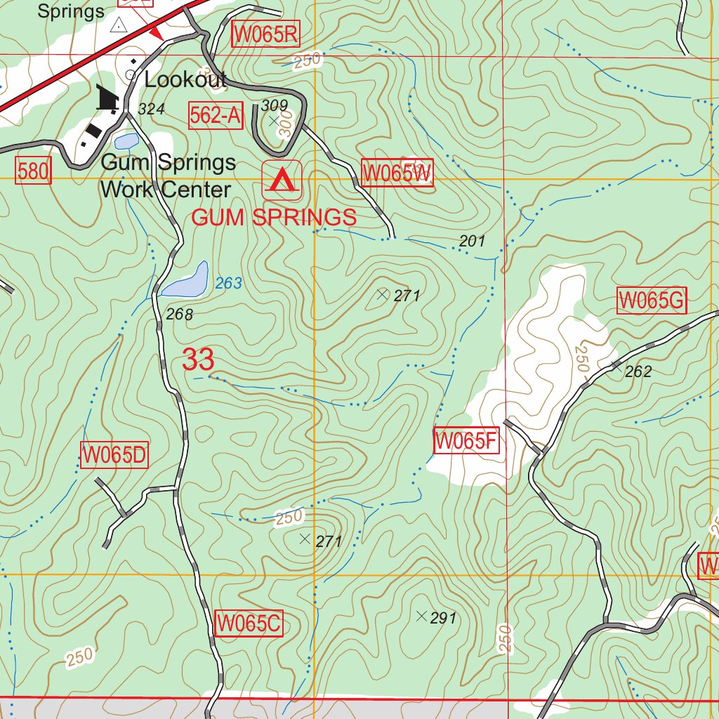 Calvin, LA FSTopo Legacy Map by US Forest Service - Topo | Avenza Maps