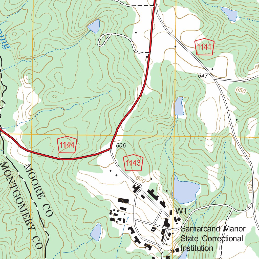 Candor, NC FSTopo Legacy Map by US Forest Service - Topo | Avenza Maps
