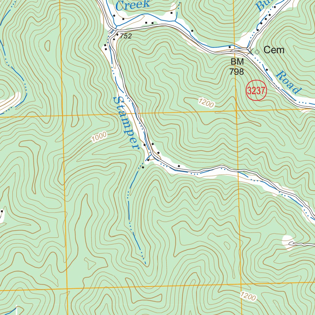 Canoe, KY FSTopo Legacy Map by US Forest Service - Topo | Avenza Maps