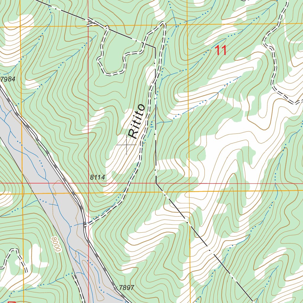 Canon Plaza, NM FSTopo Legacy Map by US Forest Service - Topo | Avenza Maps