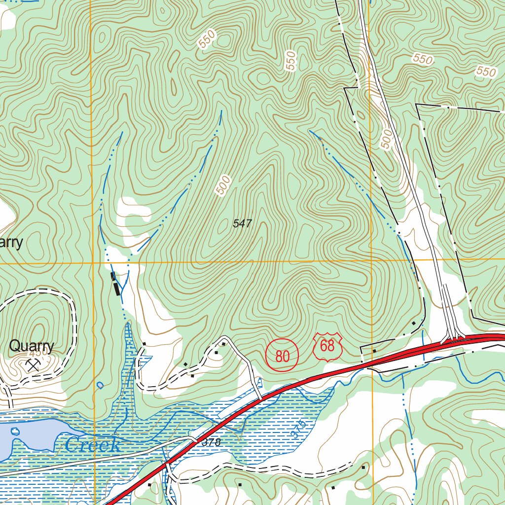 Canton, KY FSTopo Legacy Map by US Forest Service - Topo | Avenza Maps