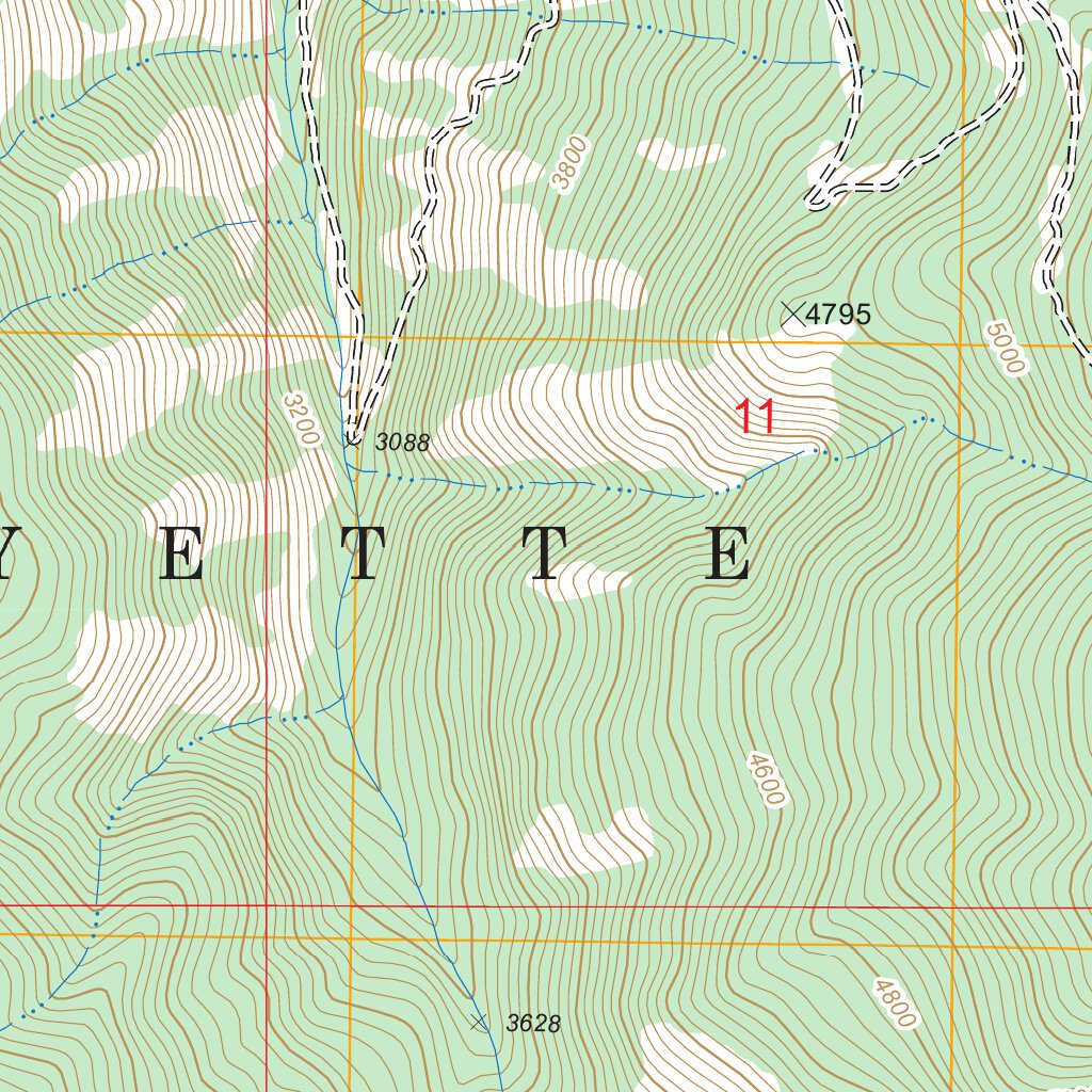 Carey Dome, ID FSTopo Legacy Map by US Forest Service - Topo | Avenza Maps