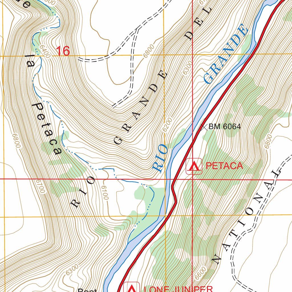Carson, NM FSTopo Legacy Map by US Forest Service - Topo | Avenza Maps