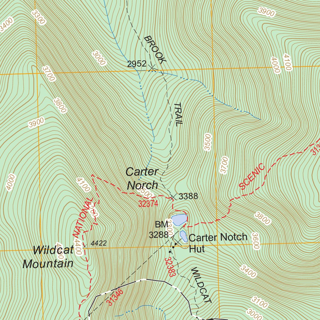 Carter Dome, NH FSTopo Legacy Map by US Forest Service - Topo | Avenza Maps