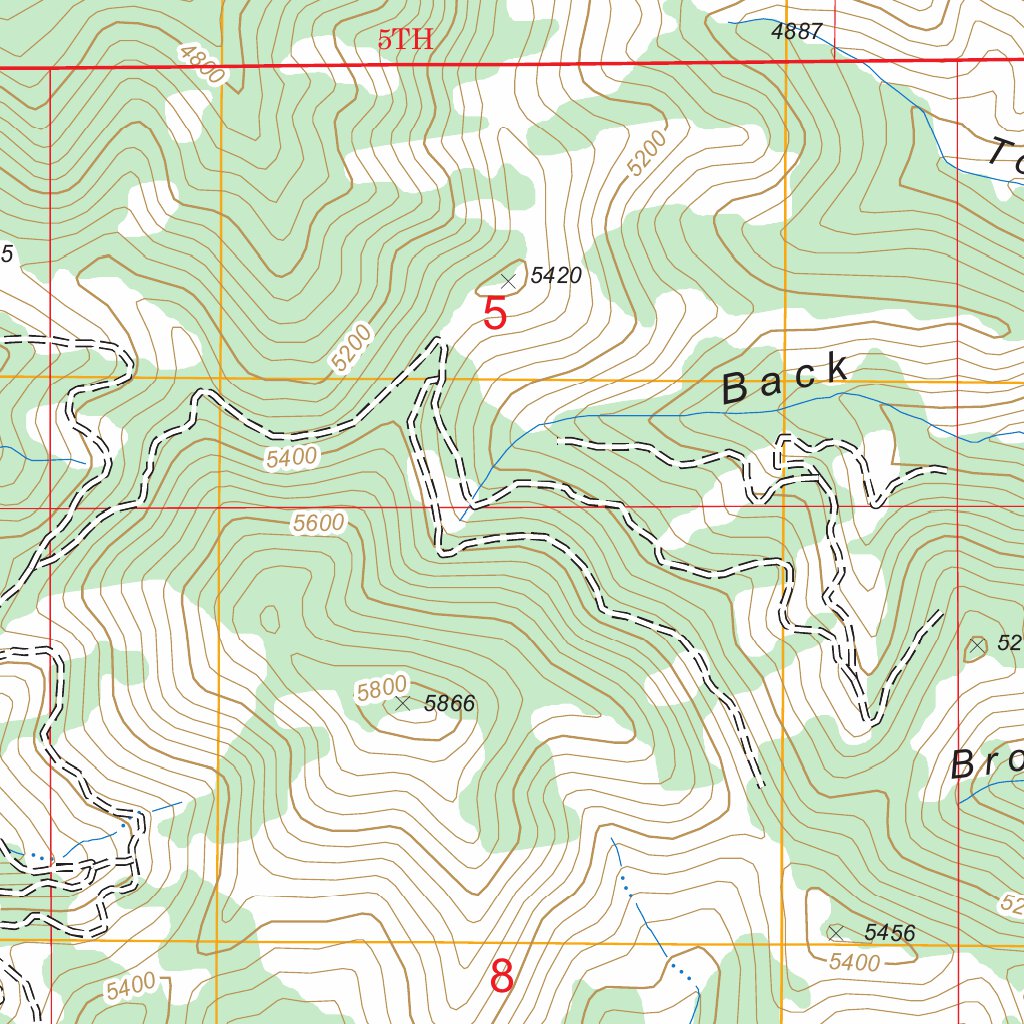 Carter Mountain, MT FSTopo Legacy Map by US Forest Service - Topo ...