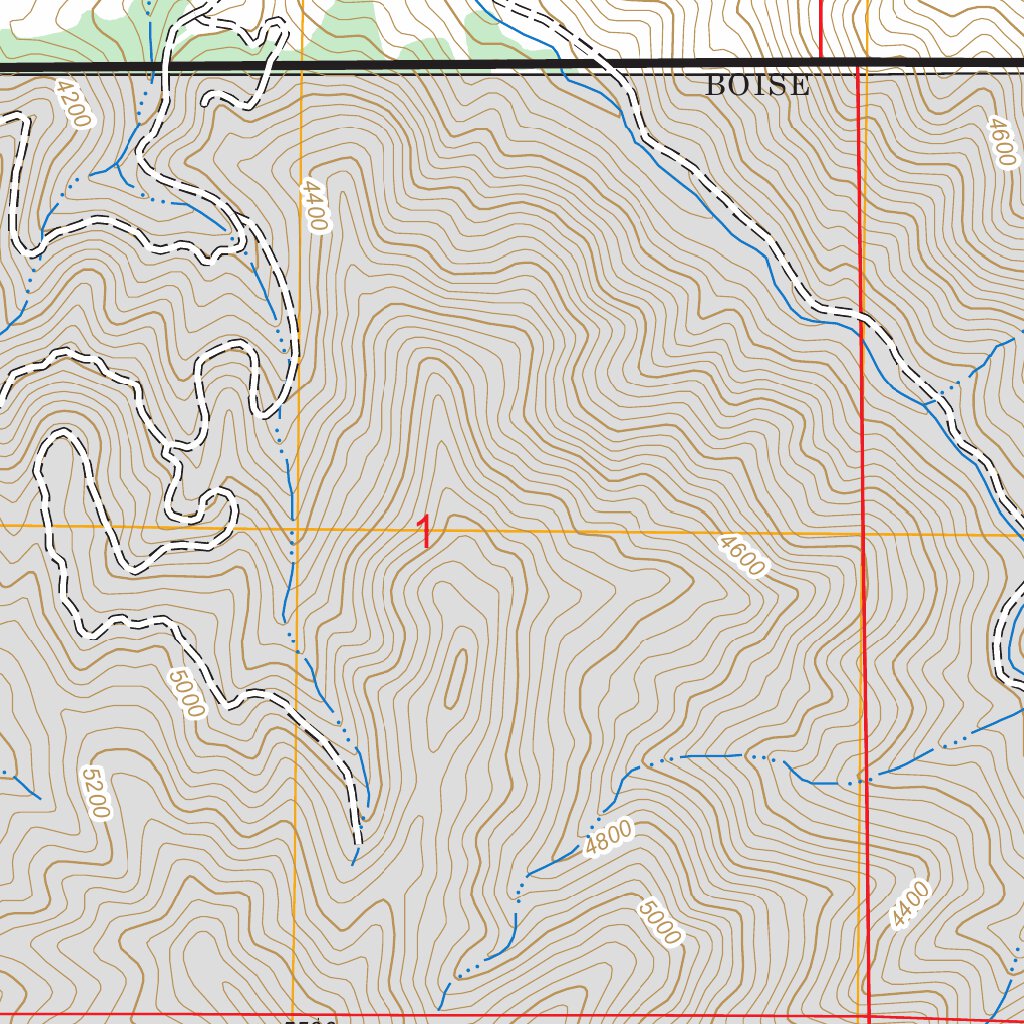 Cartwright Canyon, ID FSTopo Legacy Map by US Forest Service - Topo ...