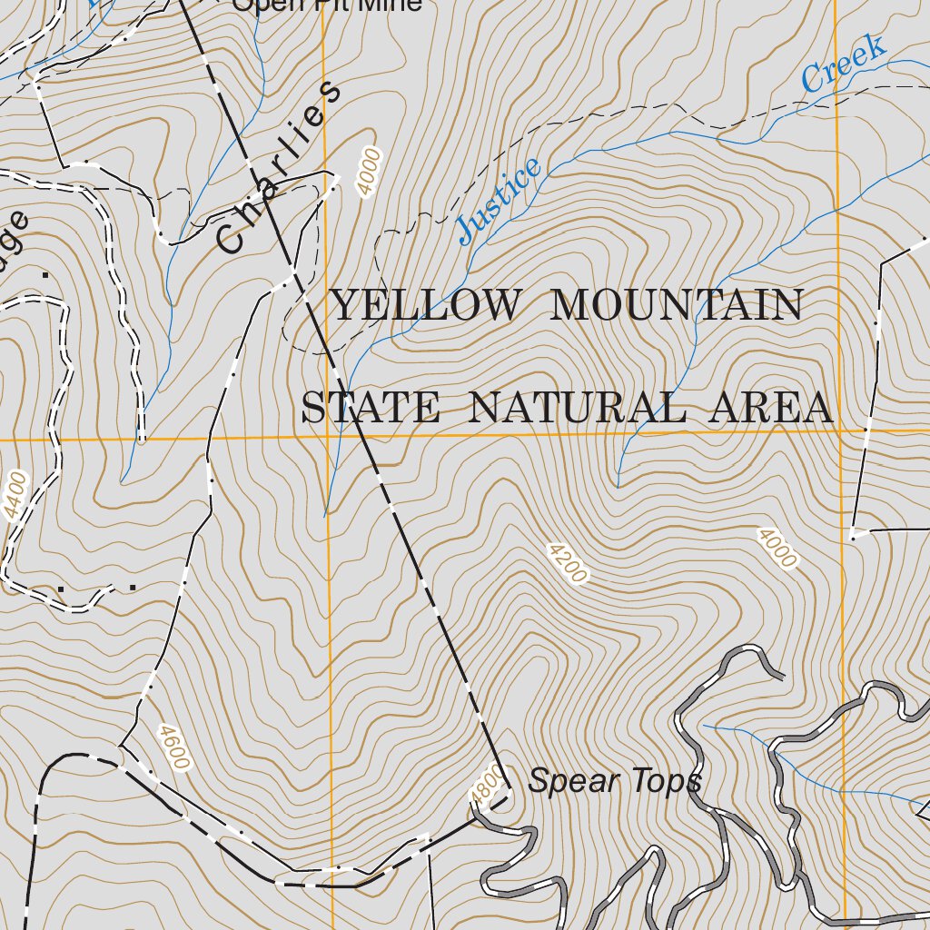 Carvers Gap, NC - TN FSTopo Legacy Map by US Forest Service - Topo ...