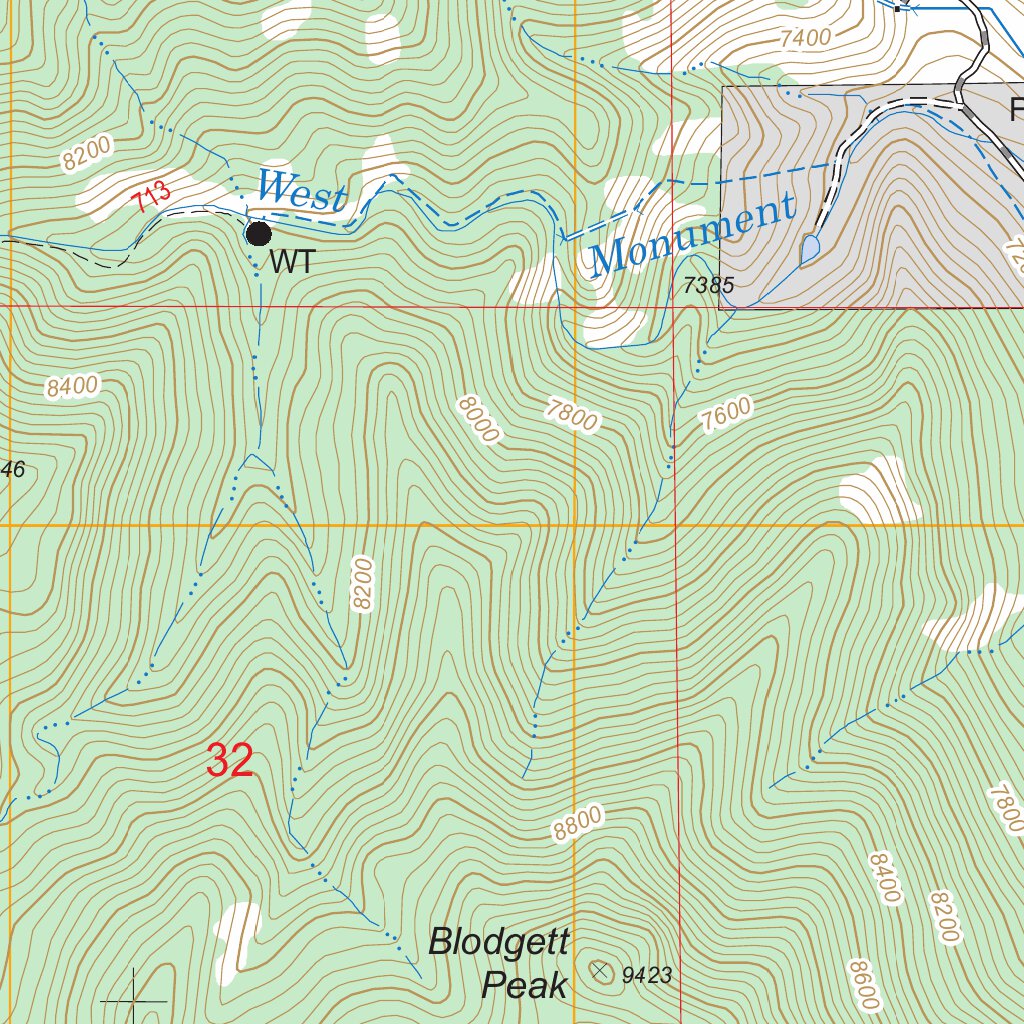Cascade, CO FSTopo Legacy Map by US Forest Service - Topo | Avenza Maps