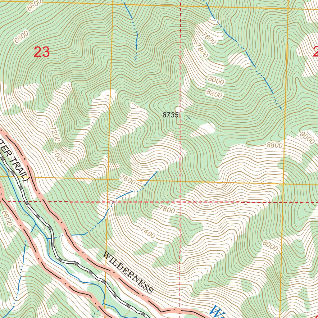 Casto, ID FSTopo Legacy Map by US Forest Service - Topo | Avenza Maps