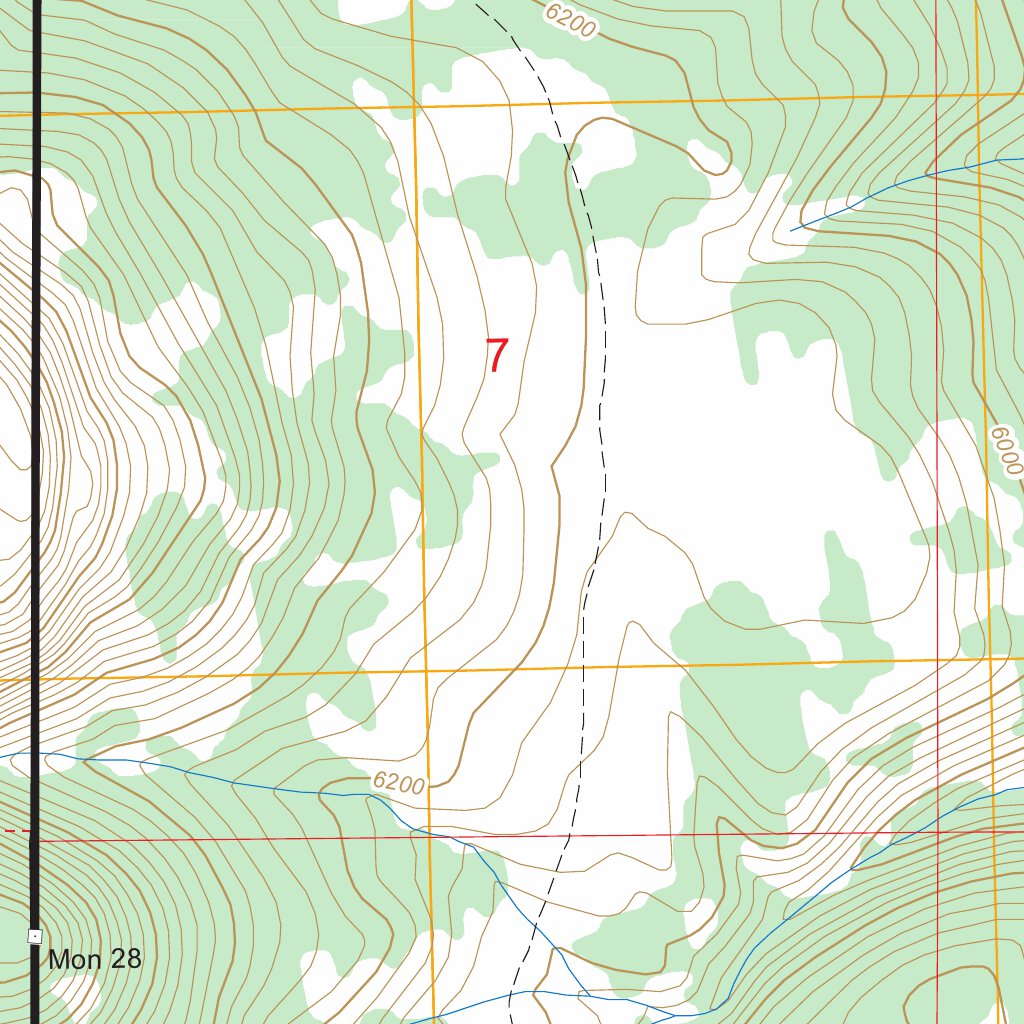 Cave Mountain, MT FSTopo Legacy Map by US Forest Service - Topo ...