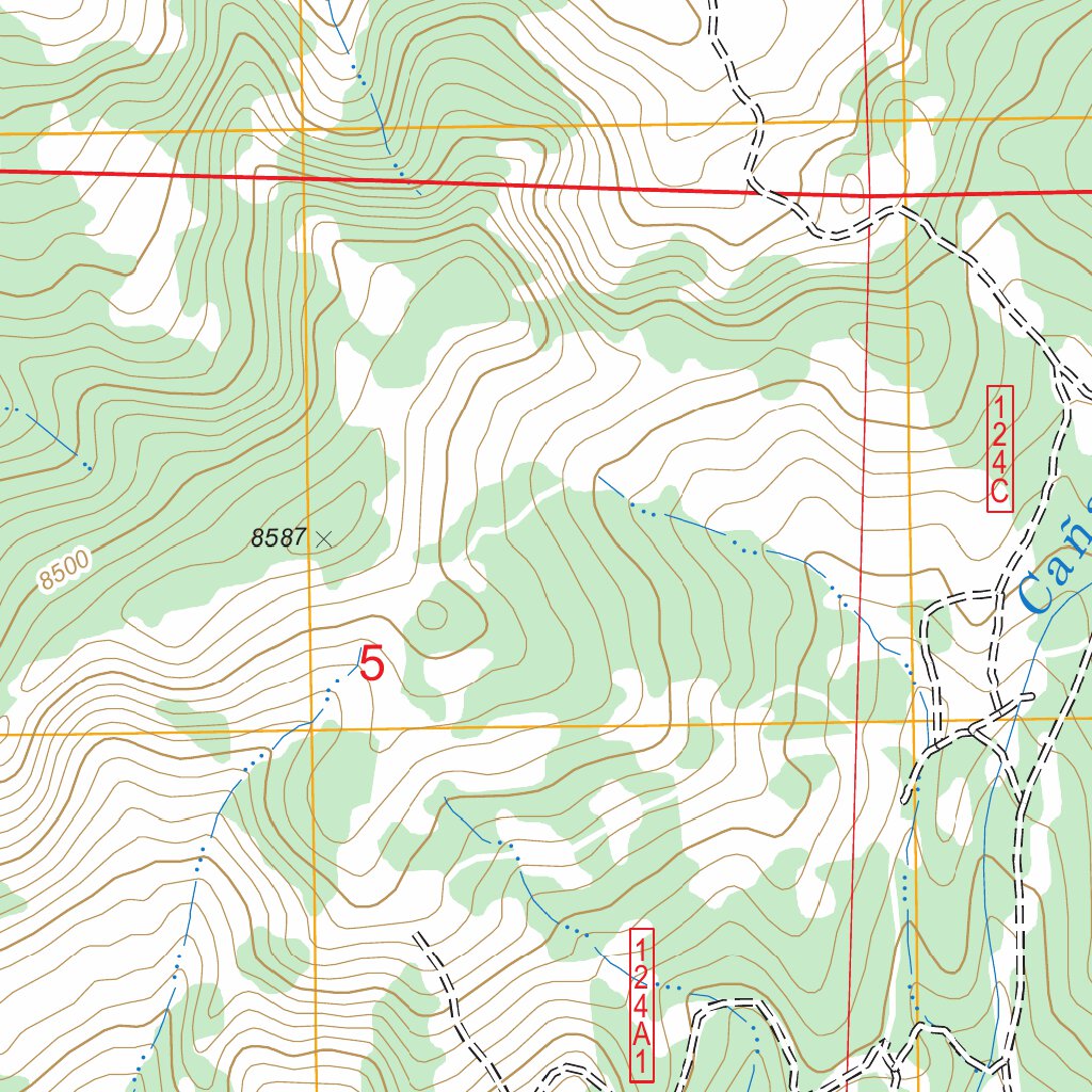 Cebolla, NM FSTopo Legacy Map by US Forest Service - Topo | Avenza Maps