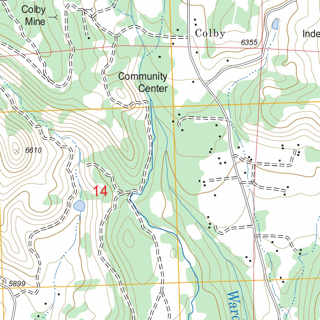 Cedaredge, CO FSTopo Legacy Map by US Forest Service - Topo | Avenza Maps
