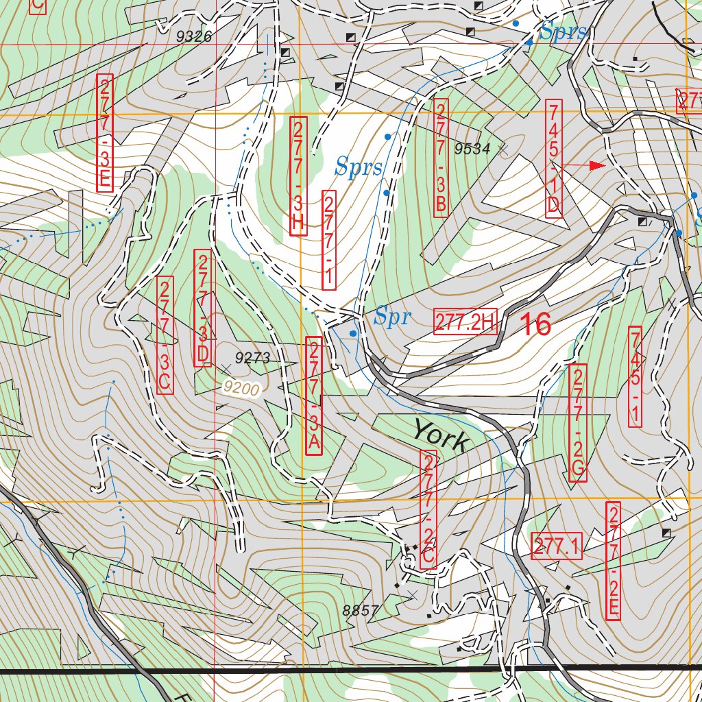Central City, CO FSTopo Legacy Map by US Forest Service - Topo | Avenza ...