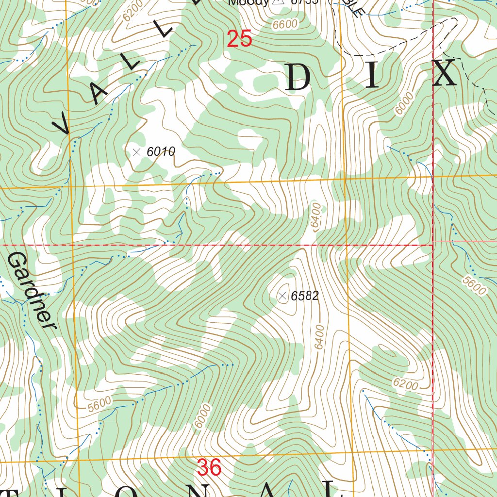 Central West, UT FSTopo Legacy Map by US Forest Service - Topo | Avenza ...