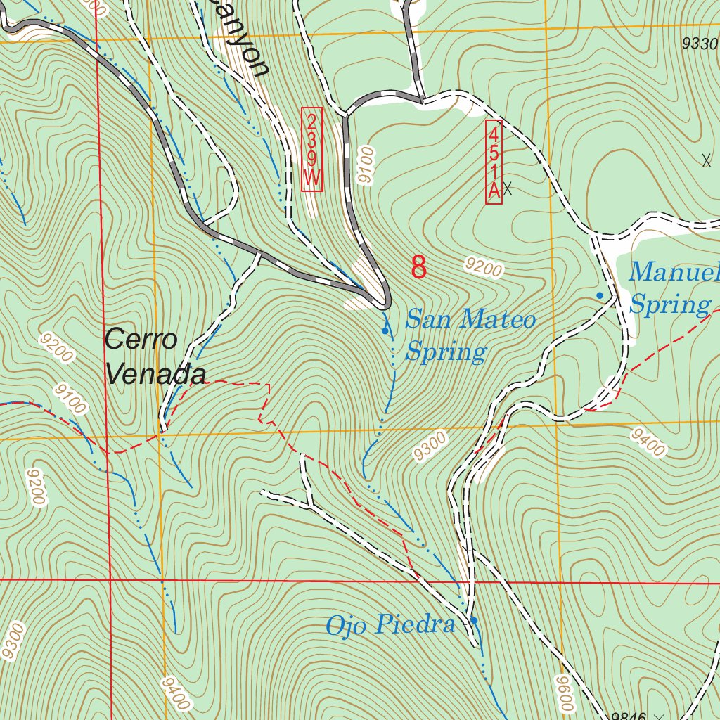 Cerro Pelon, NM FSTopo Legacy Map by US Forest Service - Topo | Avenza Maps