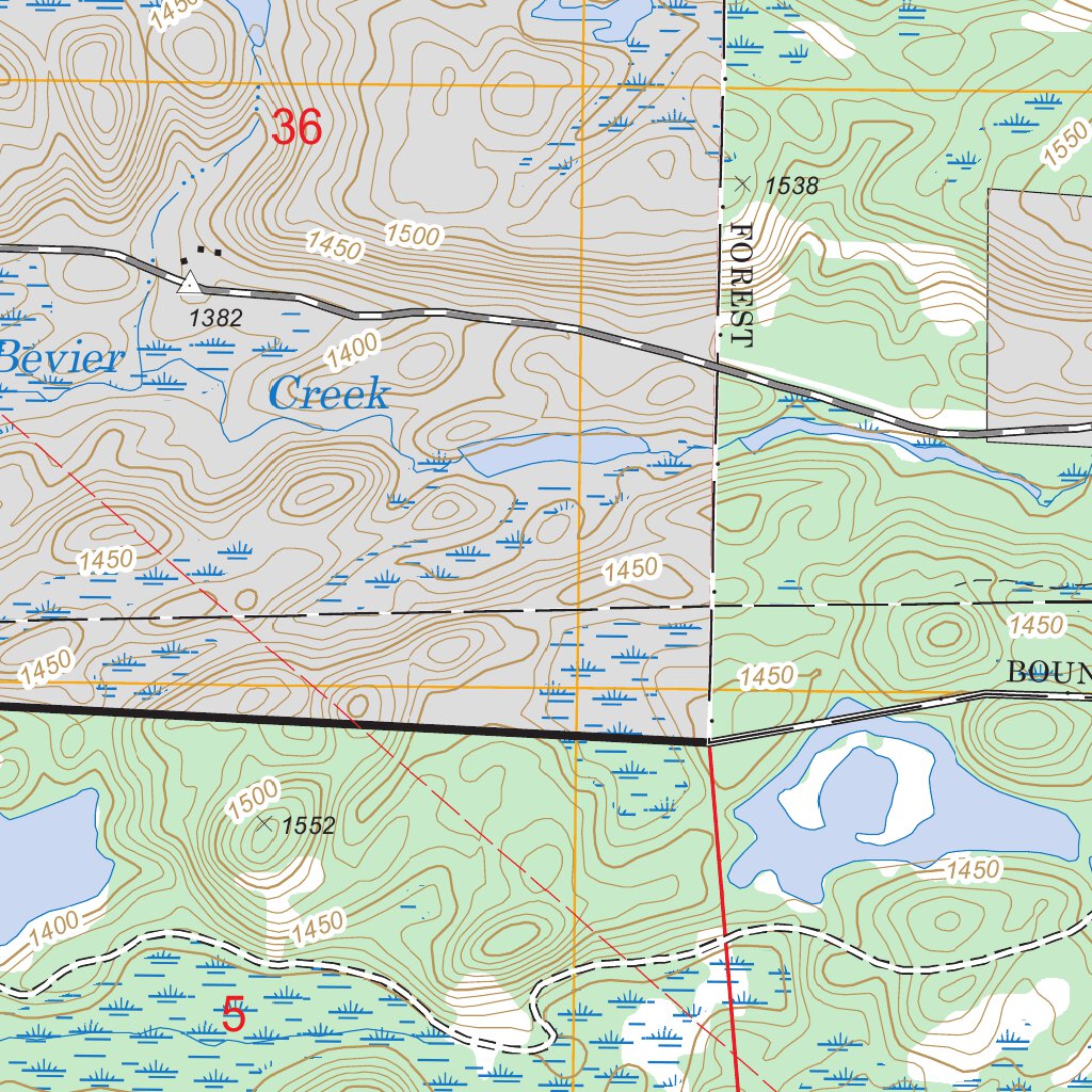 Chad Lake, MN FSTopo Legacy Map by US Forest Service - Topo | Avenza Maps