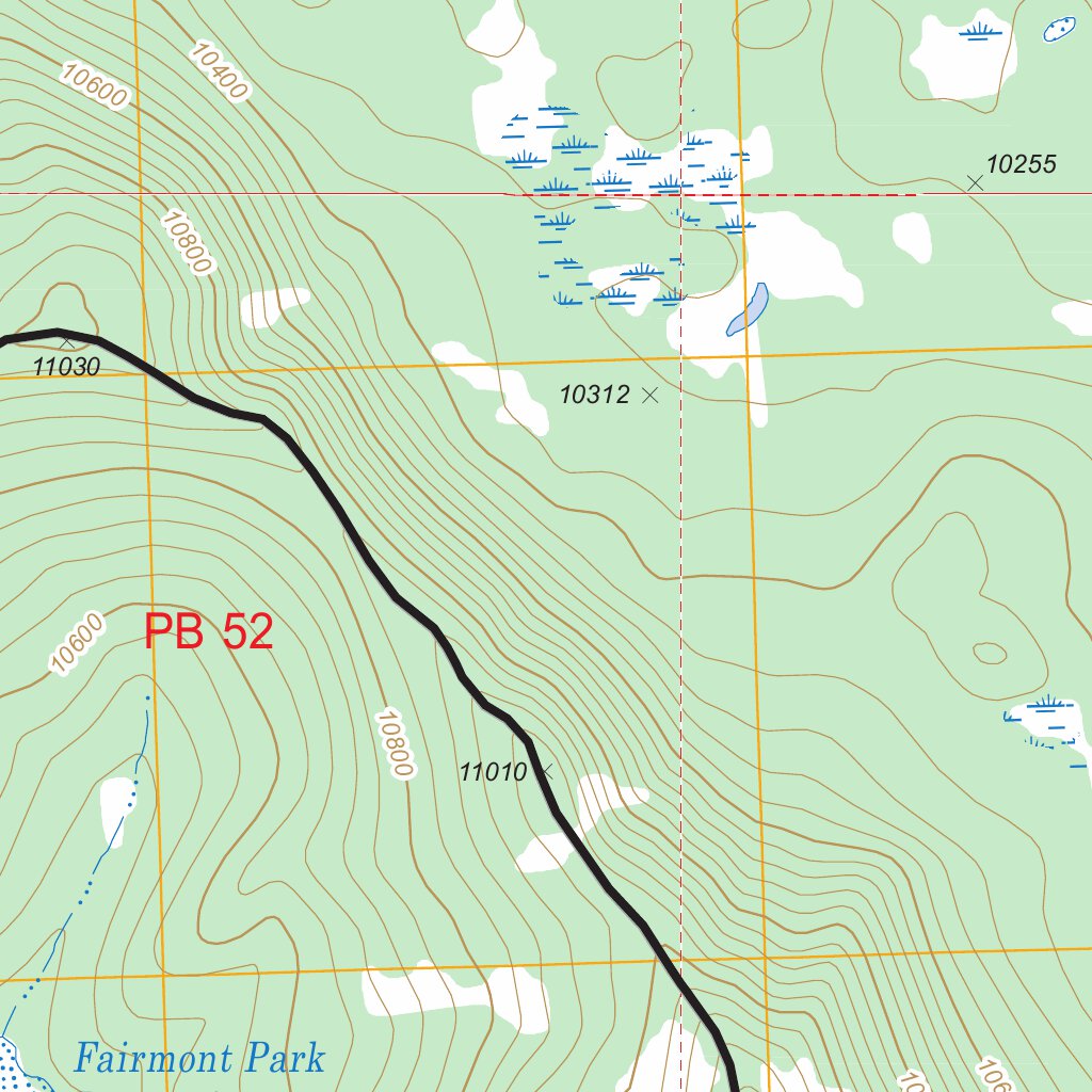 Chalk Mountain, CO FSTopo Legacy Map by US Forest Service - Topo ...