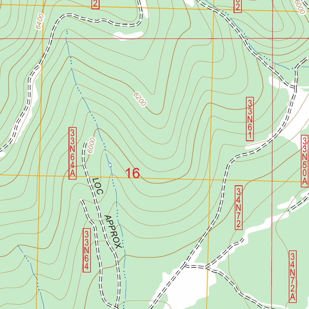 Champs Flat, CA FSTopo Legacy Map by US Forest Service - Topo | Avenza Maps