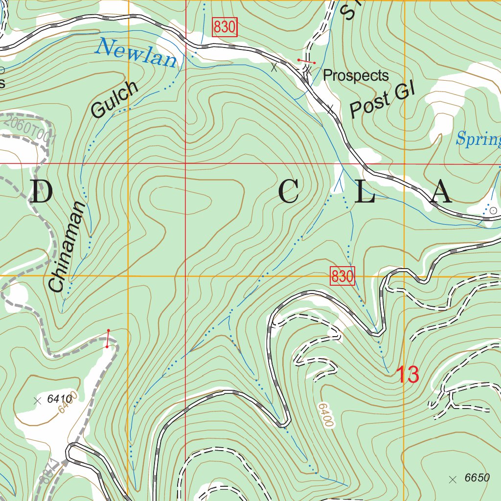 Charcoal Gulch, MT FSTopo Legacy Map by US Forest Service - Topo ...