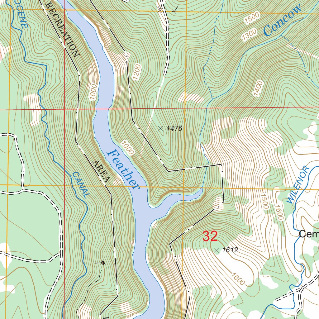 Cherokee, CA FSTopo Legacy Map by US Forest Service - Topo | Avenza Maps