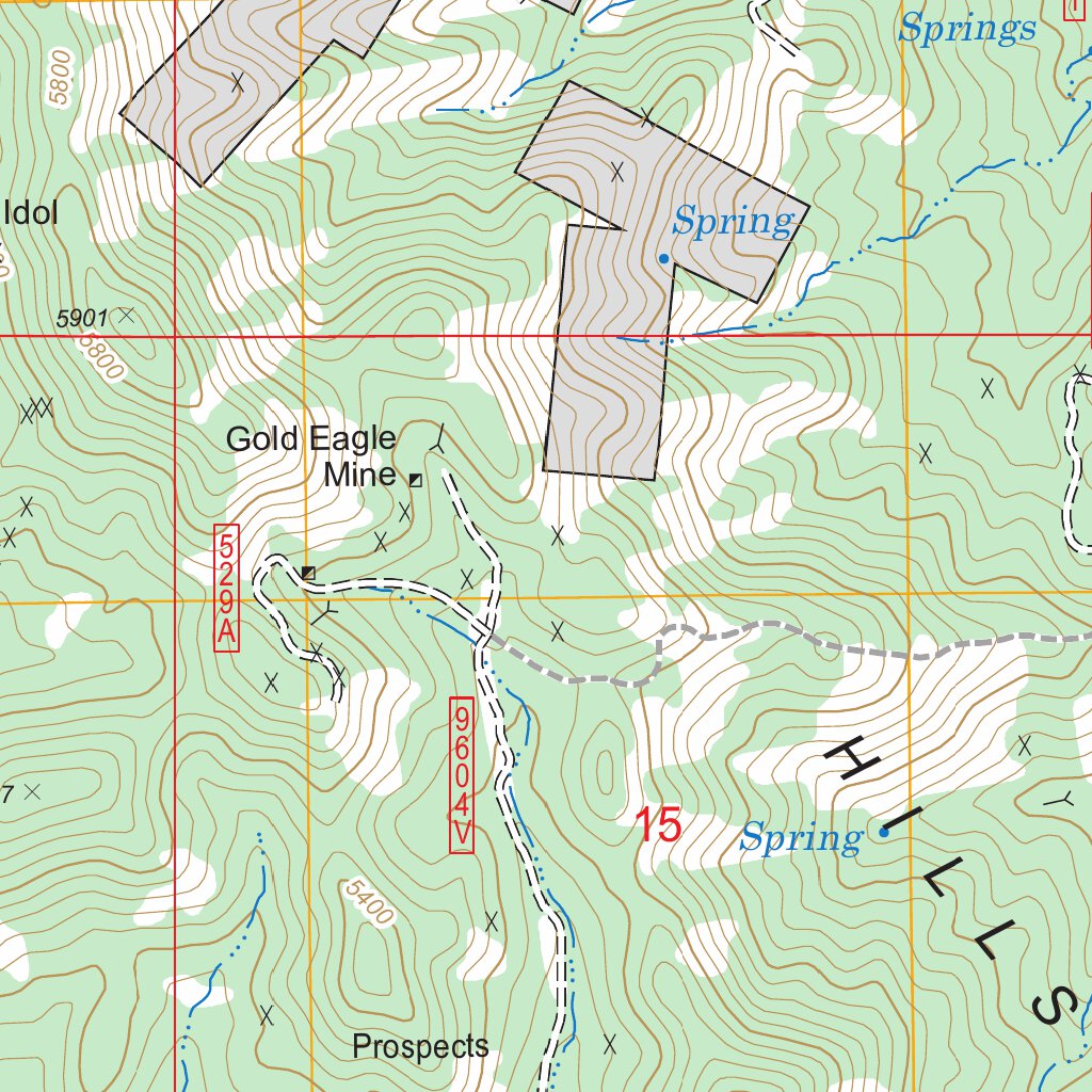 Cherry, AZ FSTopo Legacy Map by US Forest Service - Topo | Avenza Maps